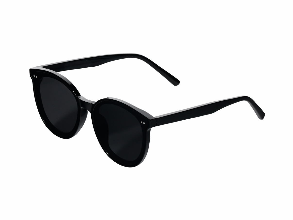 Demia Round Flat Front Lens Low Bridge Fit Sunglasses August Friday